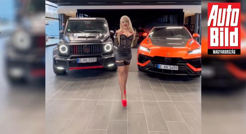 A csábos "rapper-modell" két méregdrága luxus SUV-val kényeztette magát ...